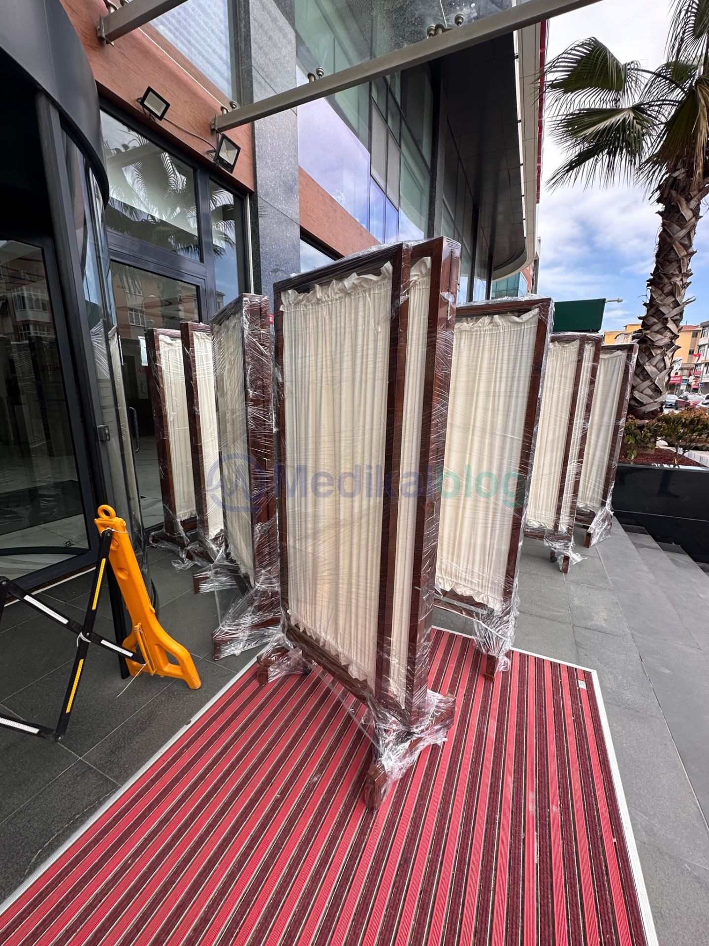 Ahşap Paravan Panel Seyyar Taşınabilir Katlanabilir Doktor Odası ...